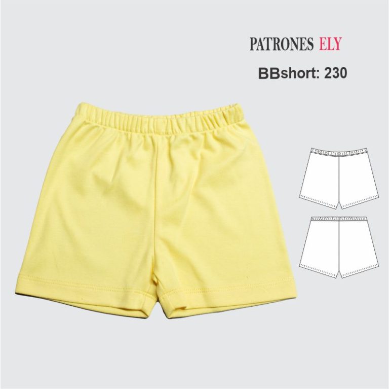MOLDE SHORT DE BEBE 230 – PatronesEly